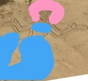 the sand drawing of Molly from Bubble Guppies | Fandom