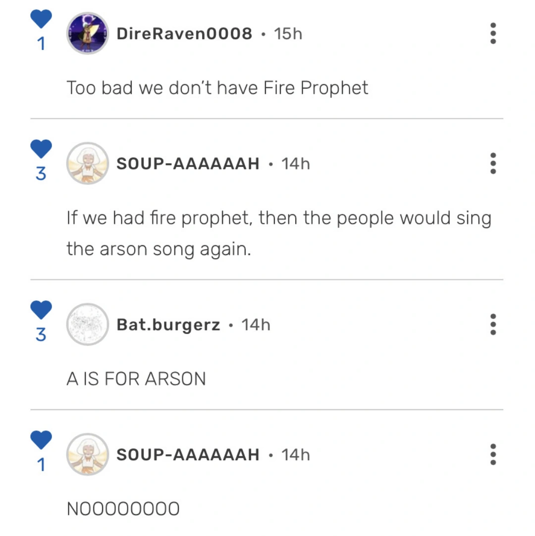 Fire Prophet is coming...sooo | Fandom