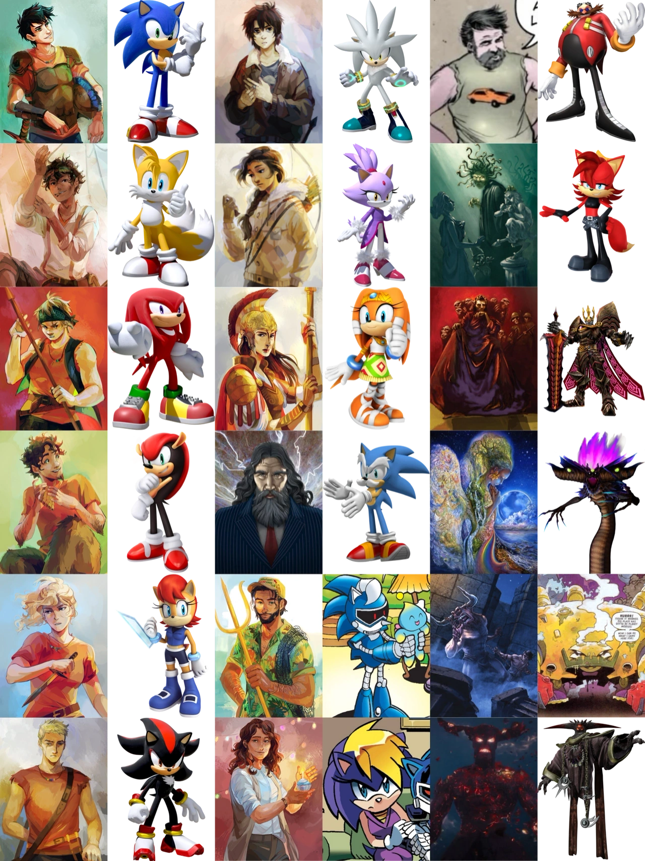Sonic Characters as Percy Jackson Characters | Fandom