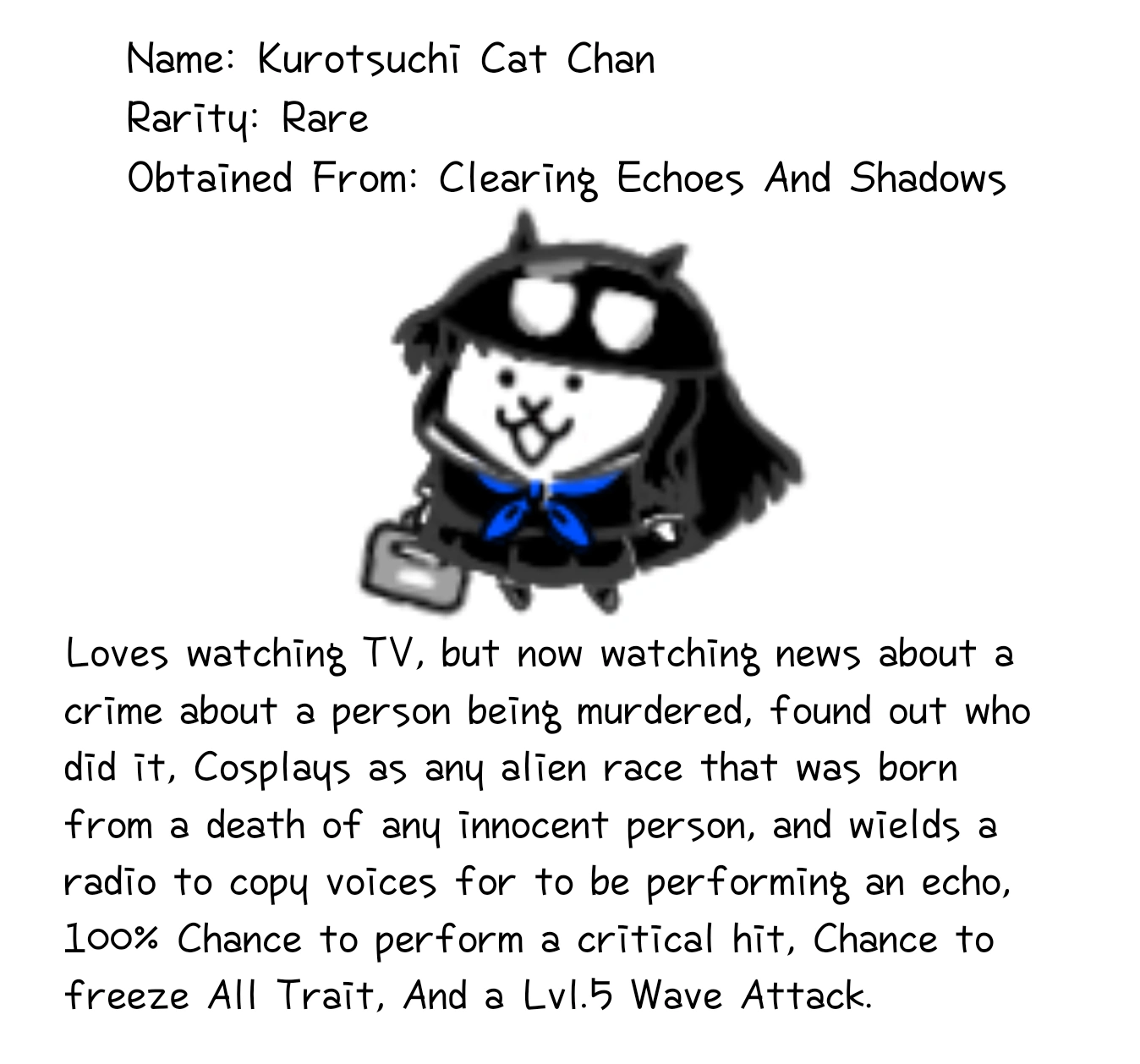 Made An Unexpected Cat Unit With Faster Movement Speed As Bun-Bun's ...