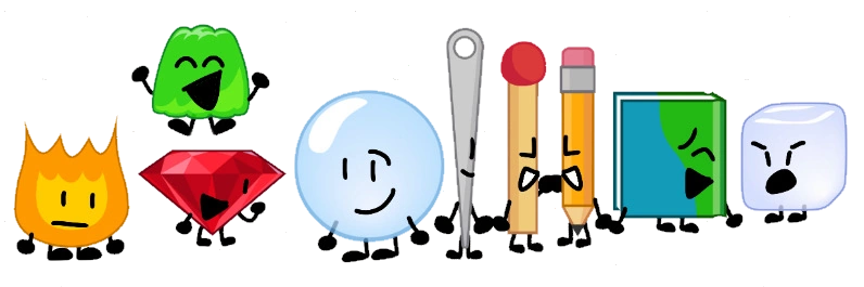 Drawing of all members of Freesmart in BFDIA I guess | Fandom