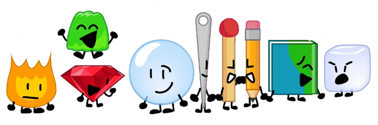 Drawing of all members of Freesmart in BFDIA I guess | Fandom