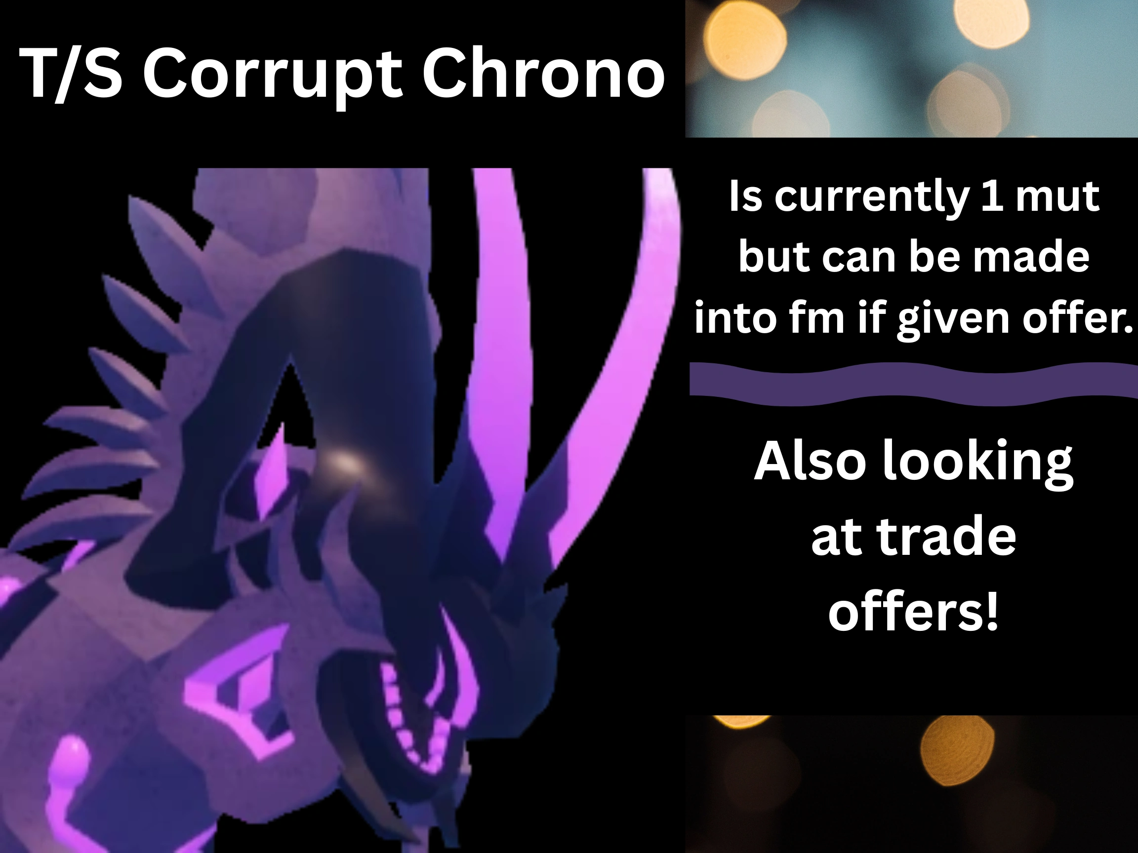 T/S these dragons! Corrupt chrono, vulp, long | Fandom