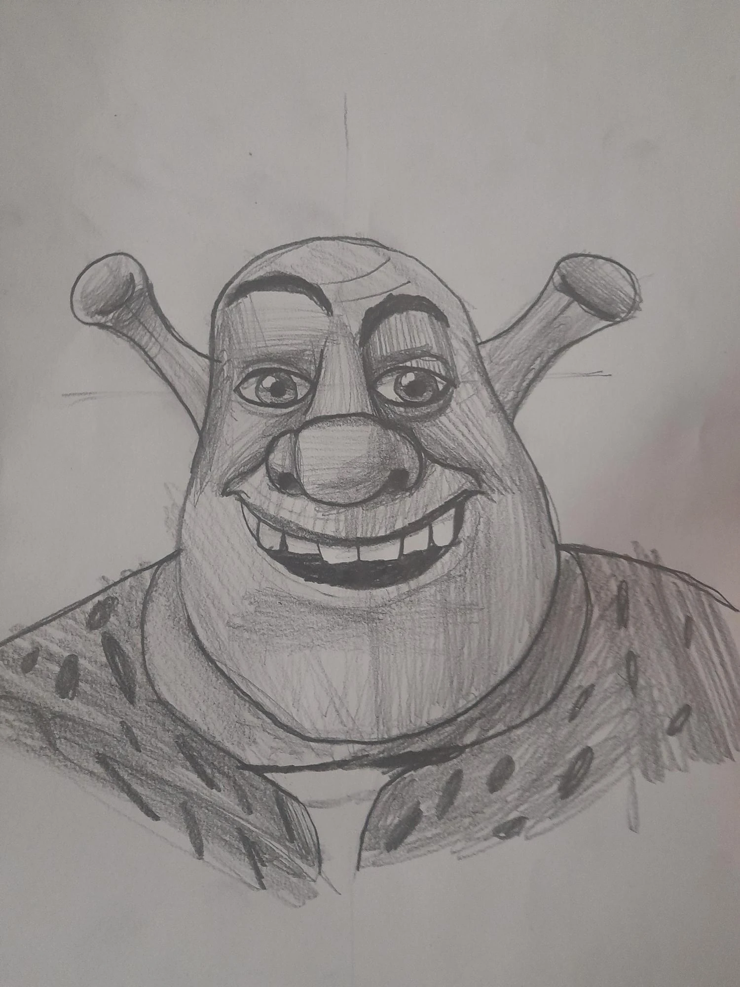 My sketch of Shrek | Fandom