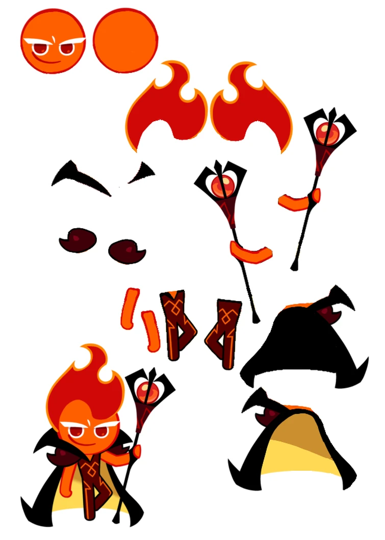 milk cookie and fire Spirit cookie paper crafts!! | Fandom