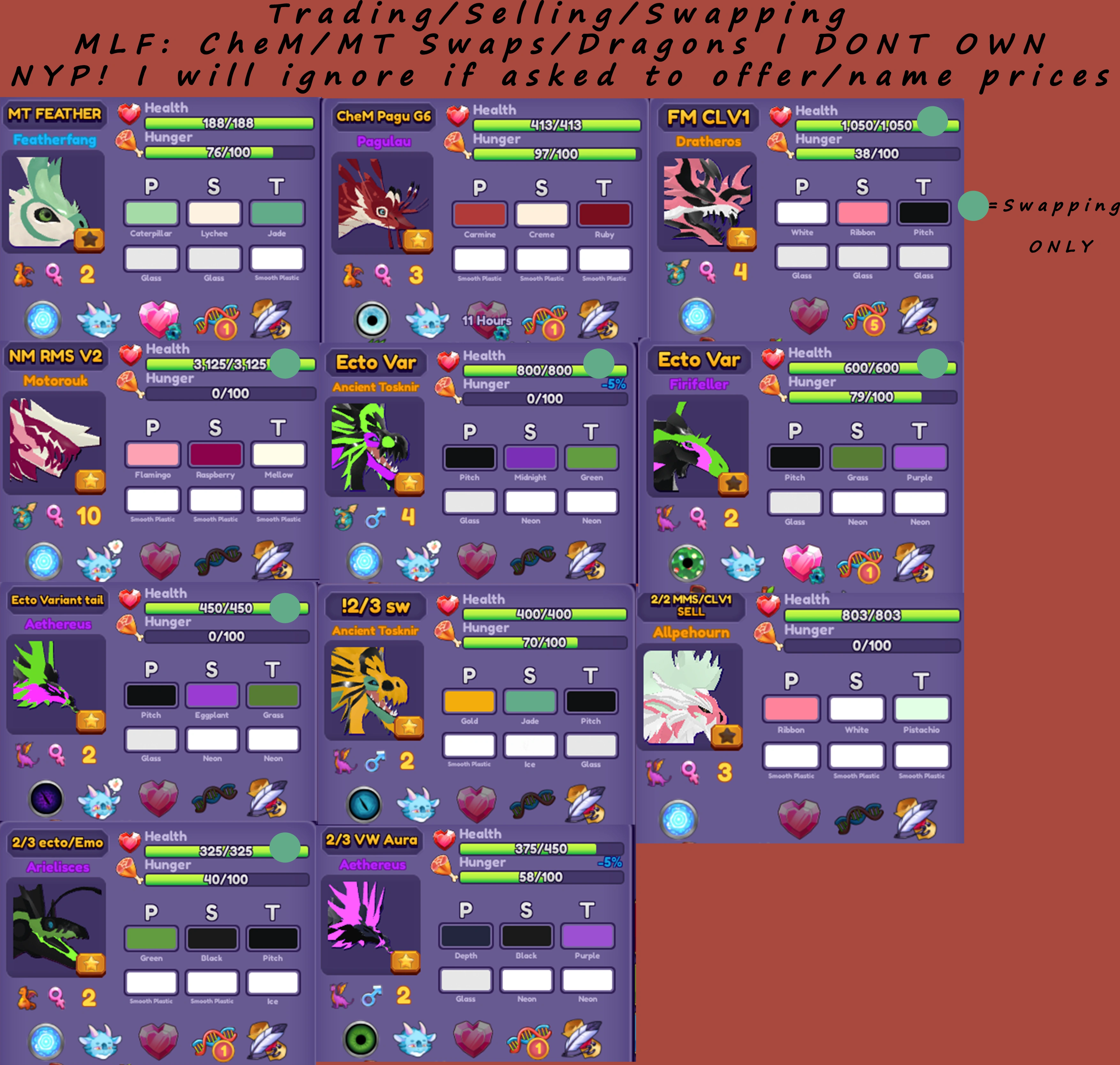 T/S & Swapping. LF: CheM/MT | Fandom