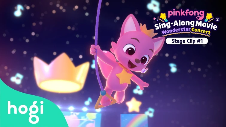 Pinkfong Wondestar Sing-Along Movie stage clip. | Fandom