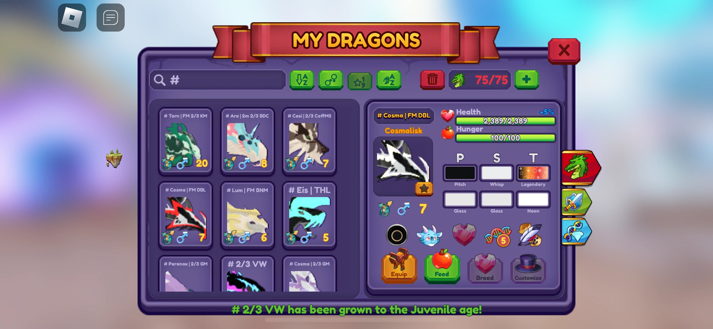 Looking to sell a bunch of themed/random dragons (including an error md ...