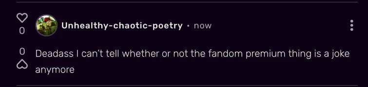 Proof I have fandom premium | Fandom