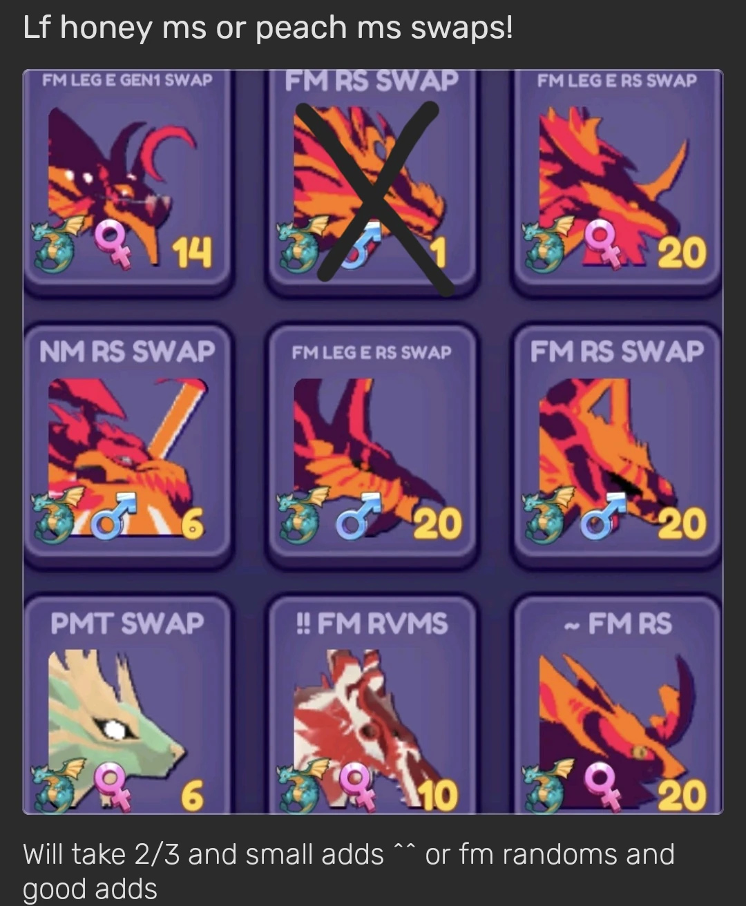 Swapping for hms/pms^^ | Fandom