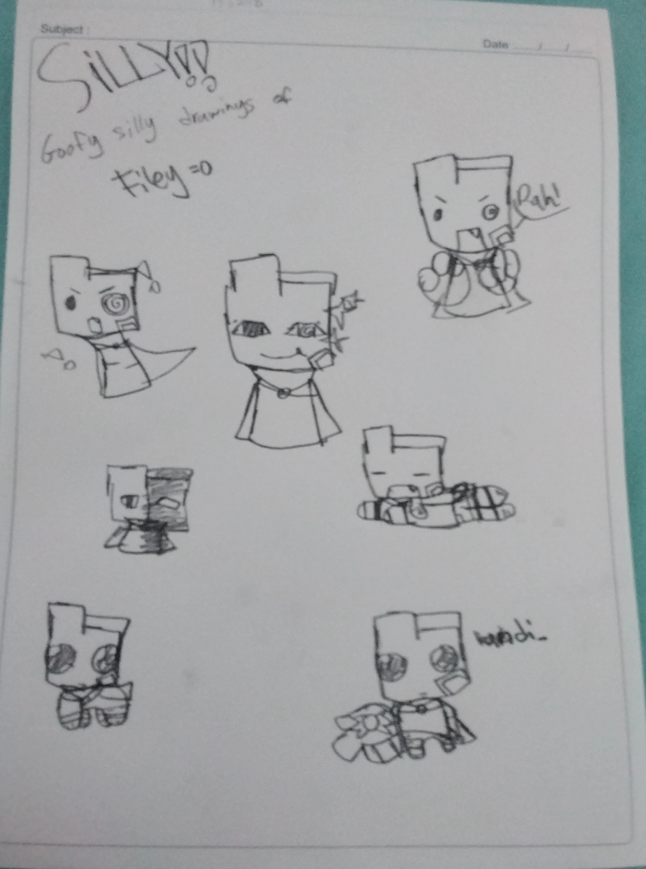 Silly Filey drawings. | Fandom