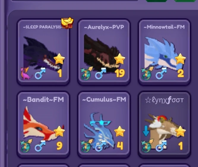 Wiki votes for their favorite dragon in my inv!