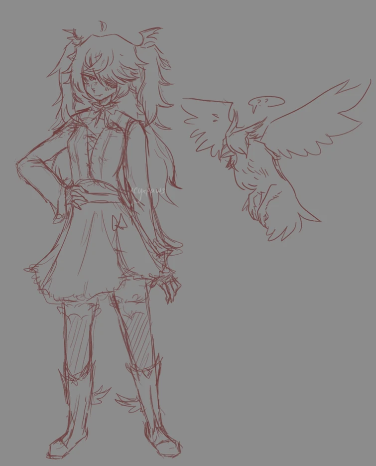 quick fischl doodle | Fandom