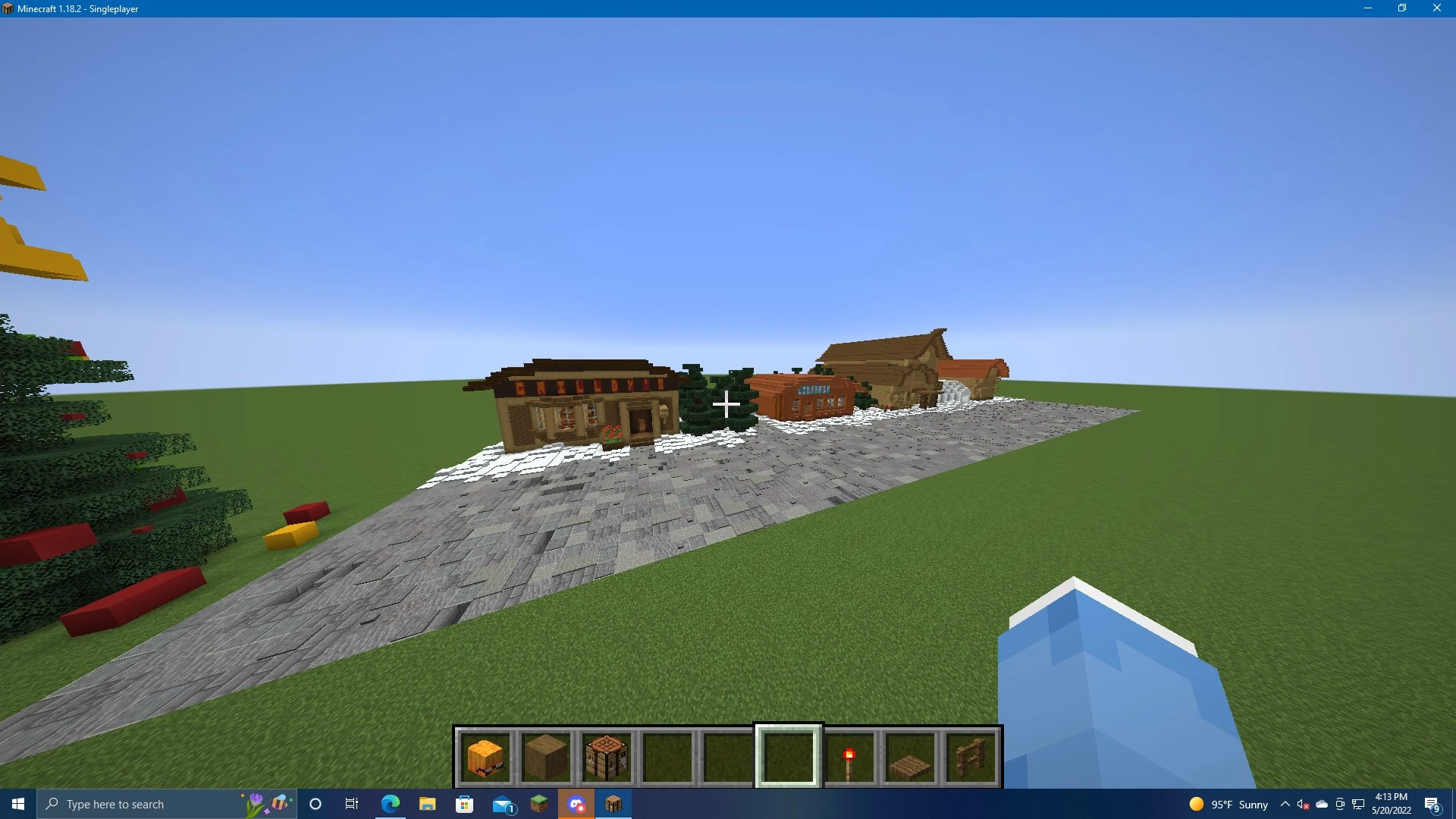 Trying to build Snowdin in minecraft :’) | Fandom