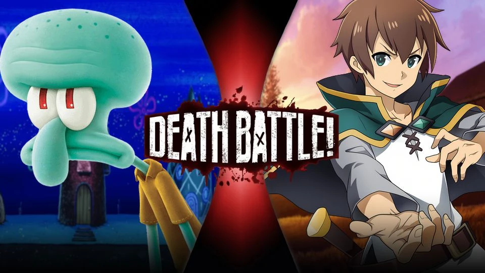 Squidward tentacles vs Kazuma satou(Spongebob Squarepants vs Konosuba ...