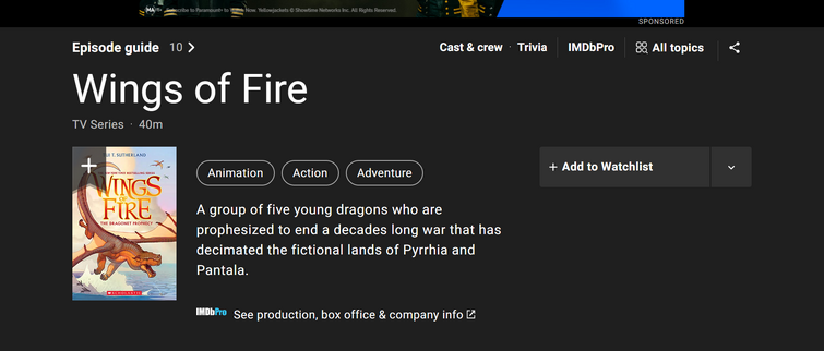 Infos Sur La Série Animée Fandom