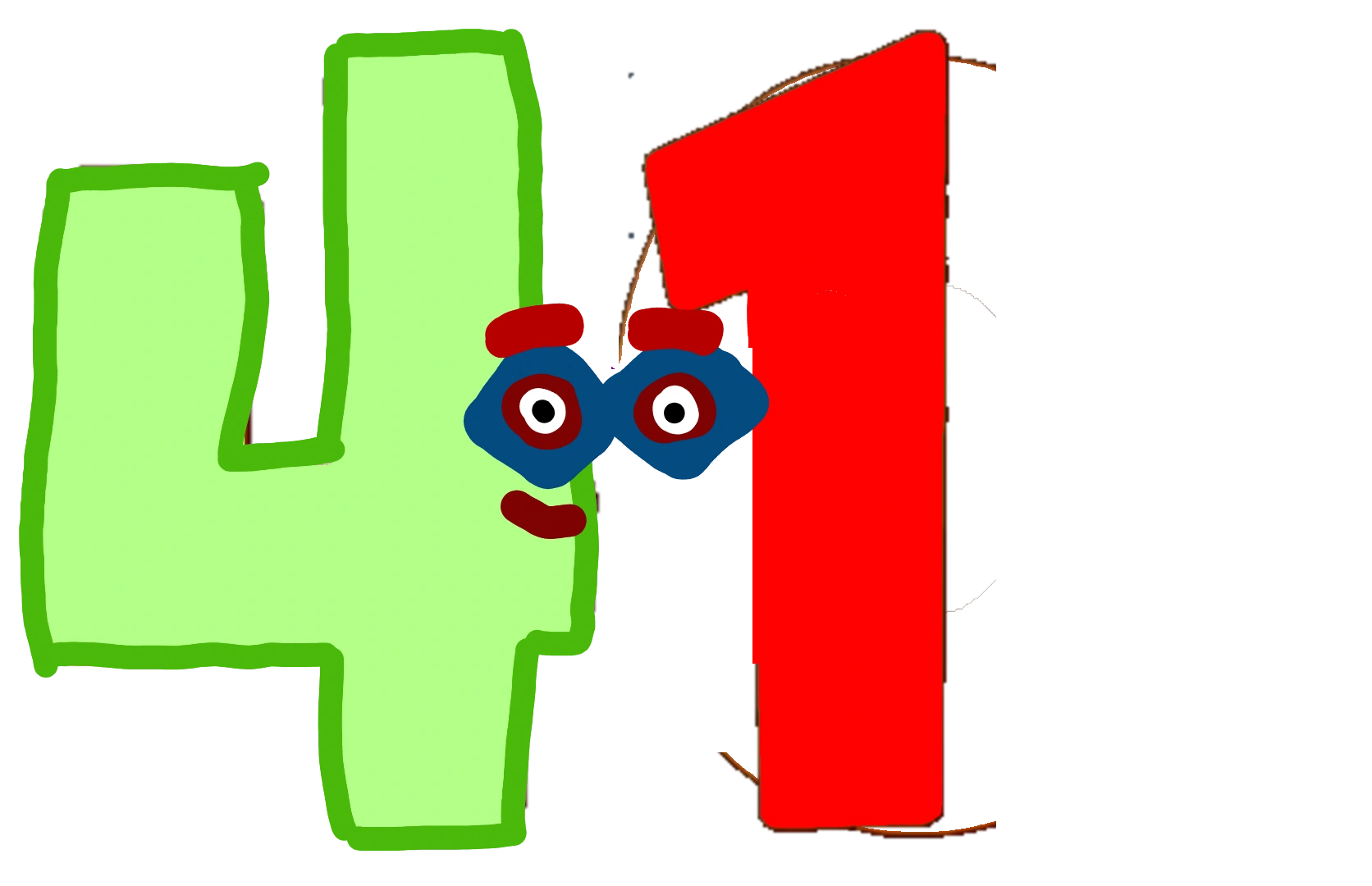 Numberblocks Forty-One to Sixty, but in Starfall Make 10 Numbers style ...