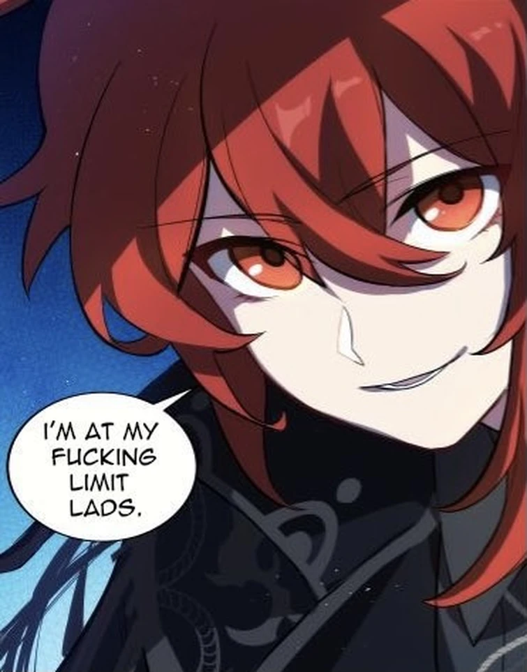 Just Diluc from the webcomic I stan this man big time | Fandom