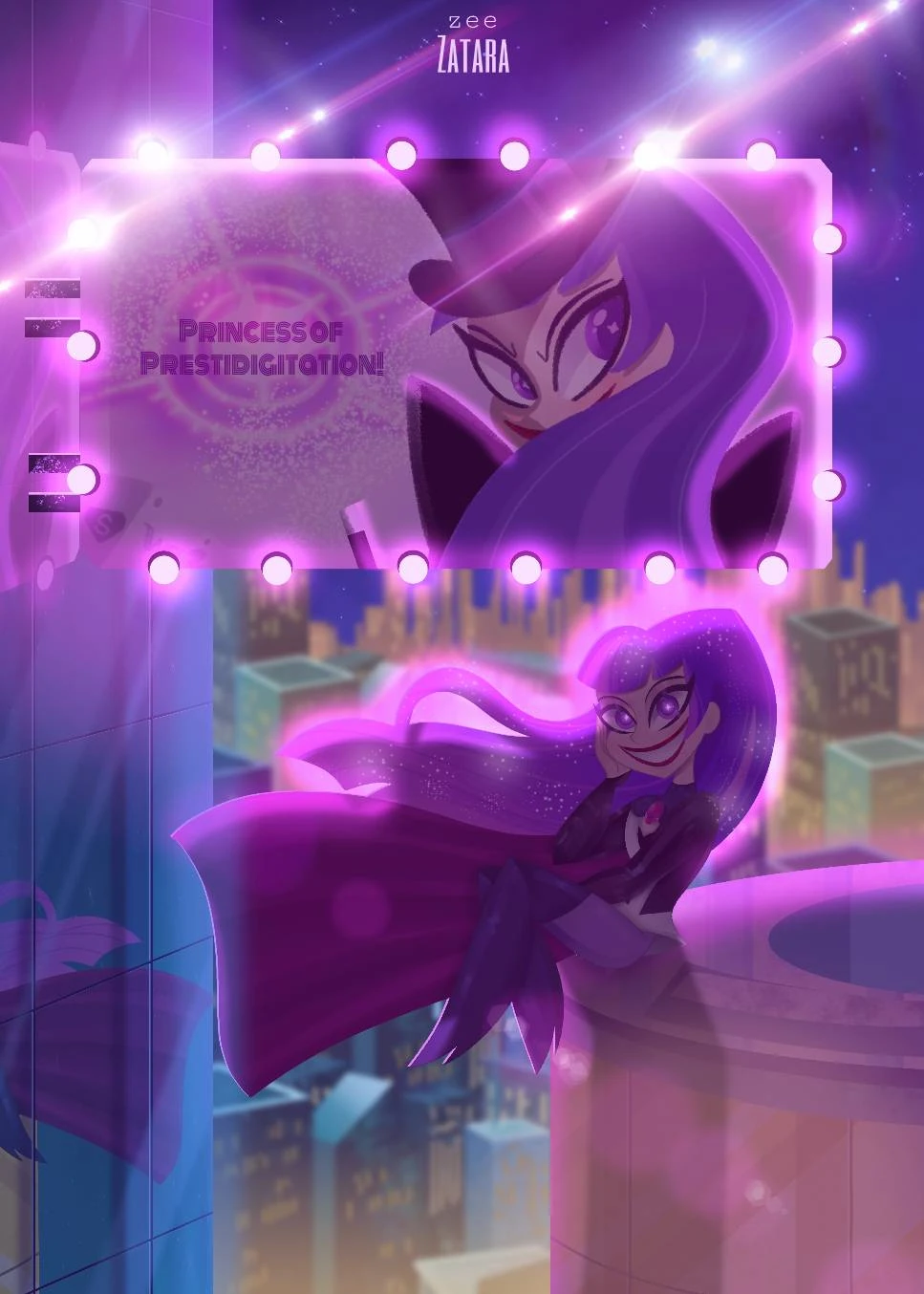Zatanna The Magic Princess Of Prestidigitación For DC Súper Hero Girls ...