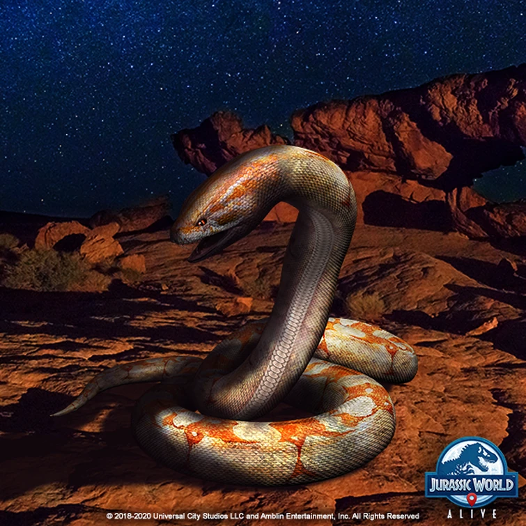 How accurate is jurassic world alive part 21 titanoboa the giant ...