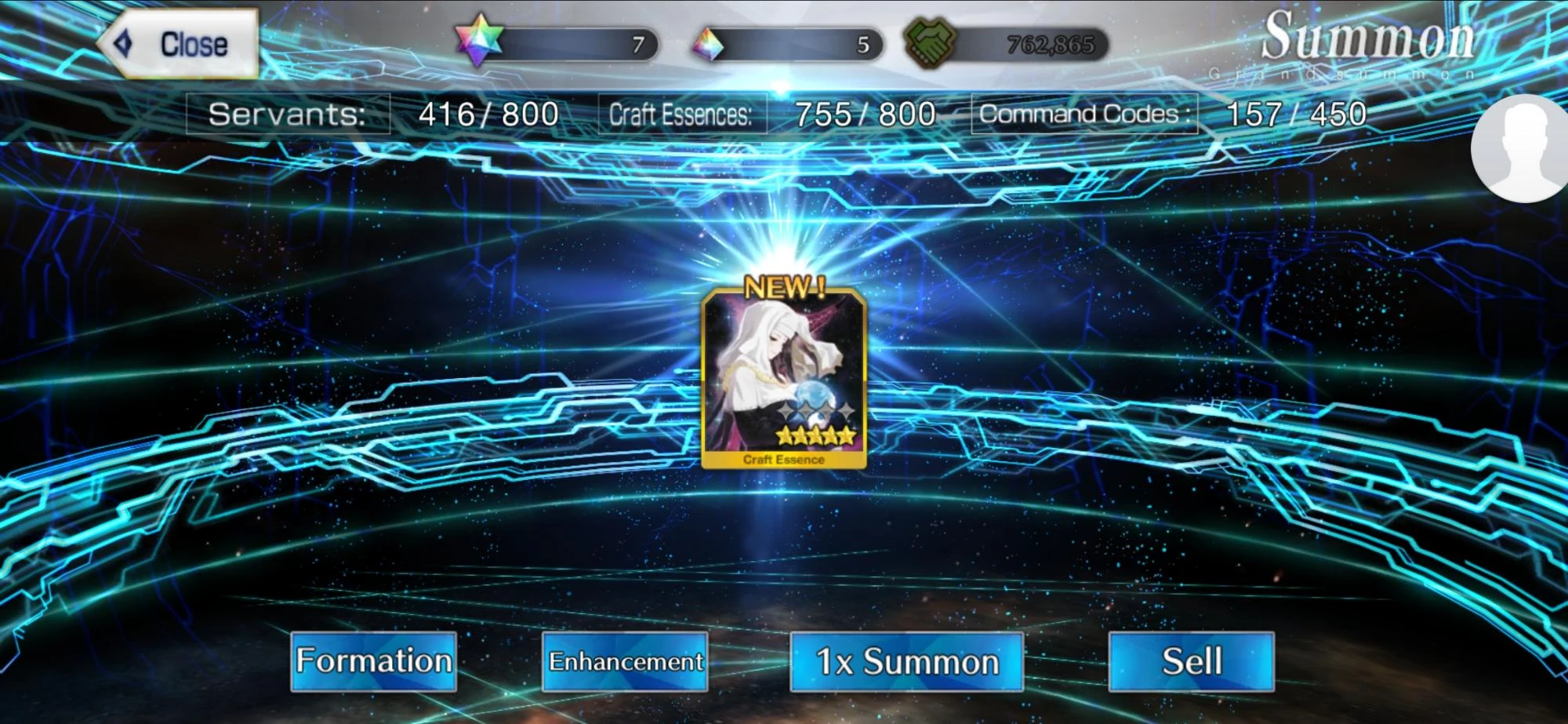 So I tested my luck again with 30 tickets (on the toilet summoning ...