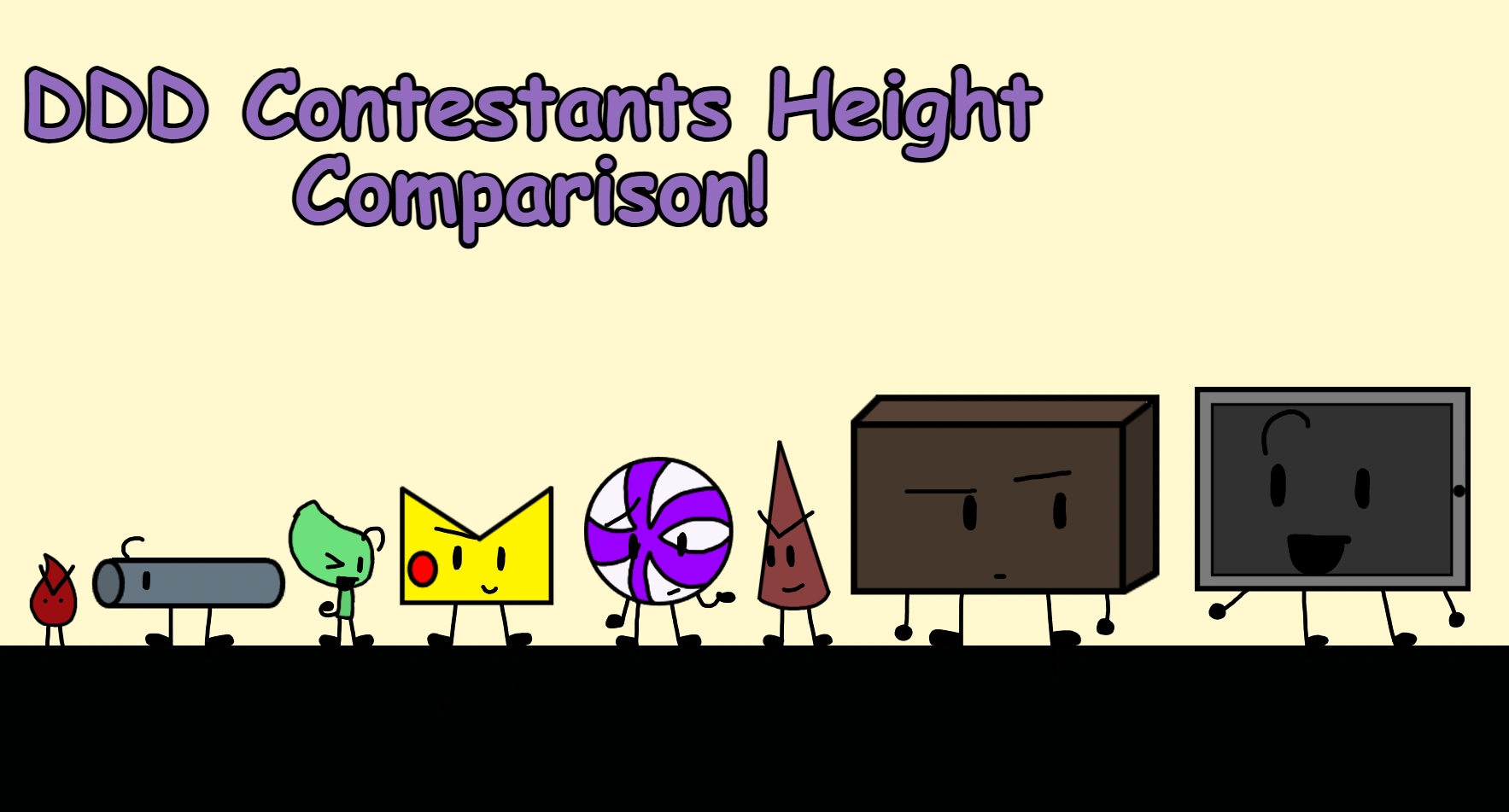 ddd character height comparison | Fandom