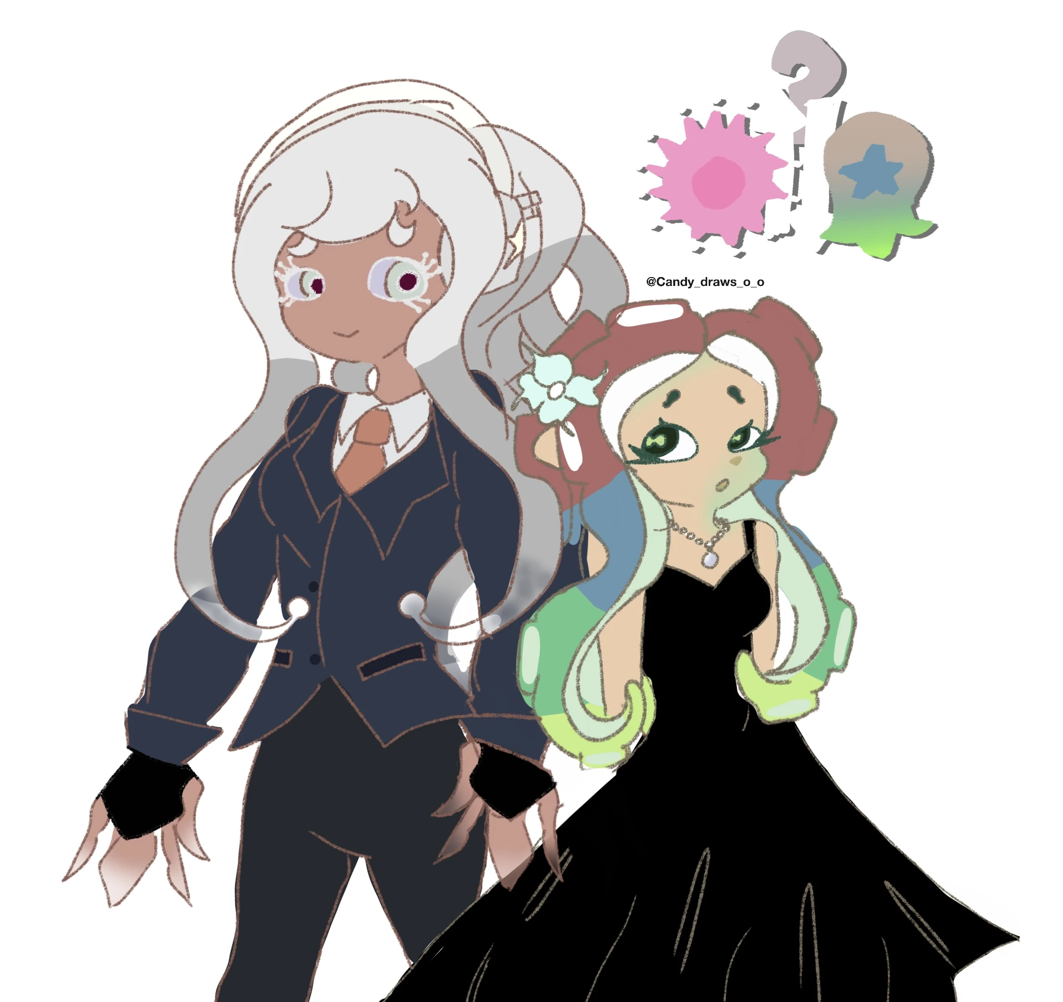 Formal vs Fancy splatfest art | Fandom