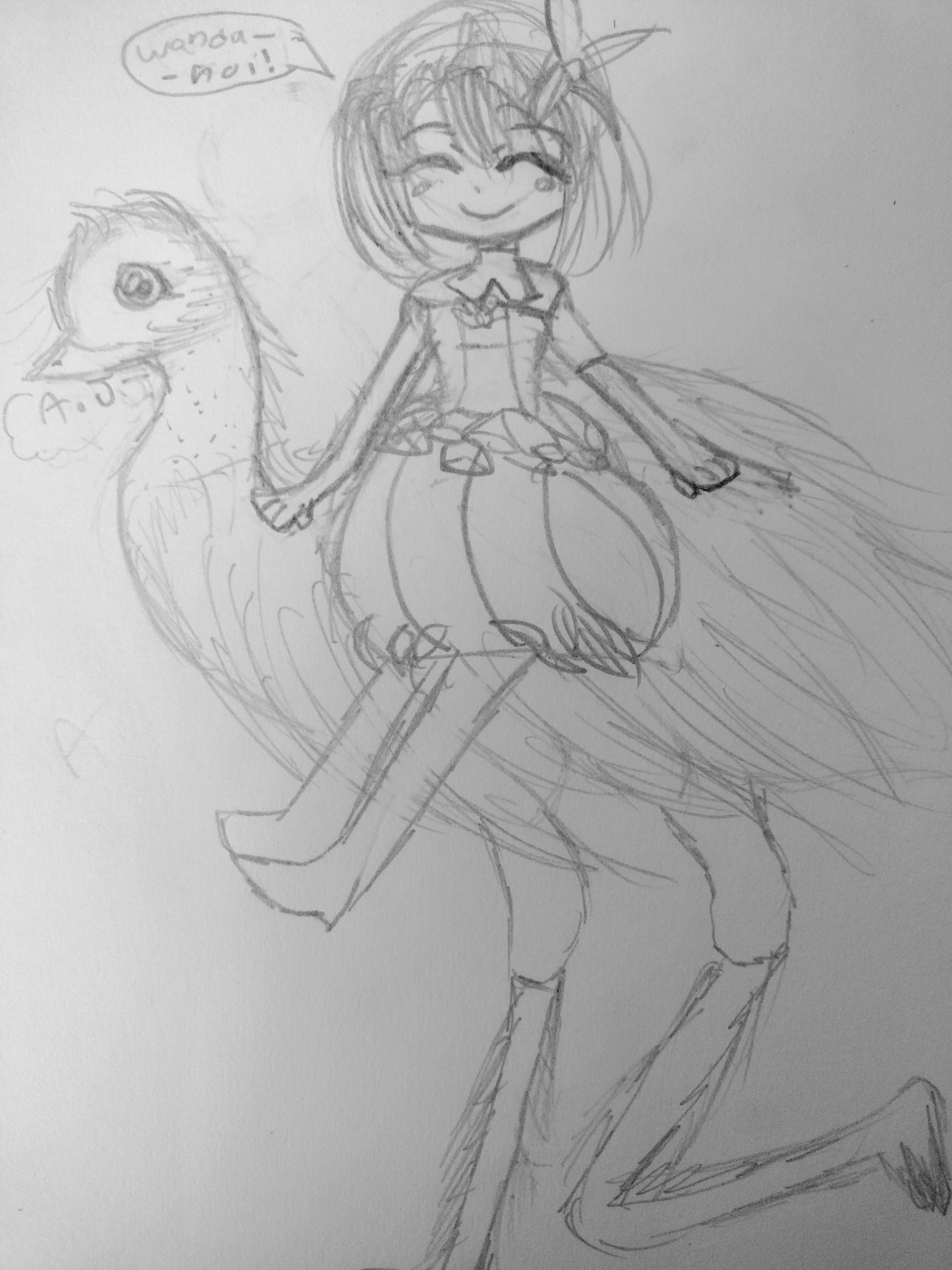 Its a bit lazy, but heres emu riding an emu. | Fandom