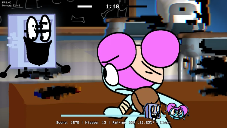 a picture of me playing Verzephobia (BFAFND), Exited (BFAFND), Lost ...