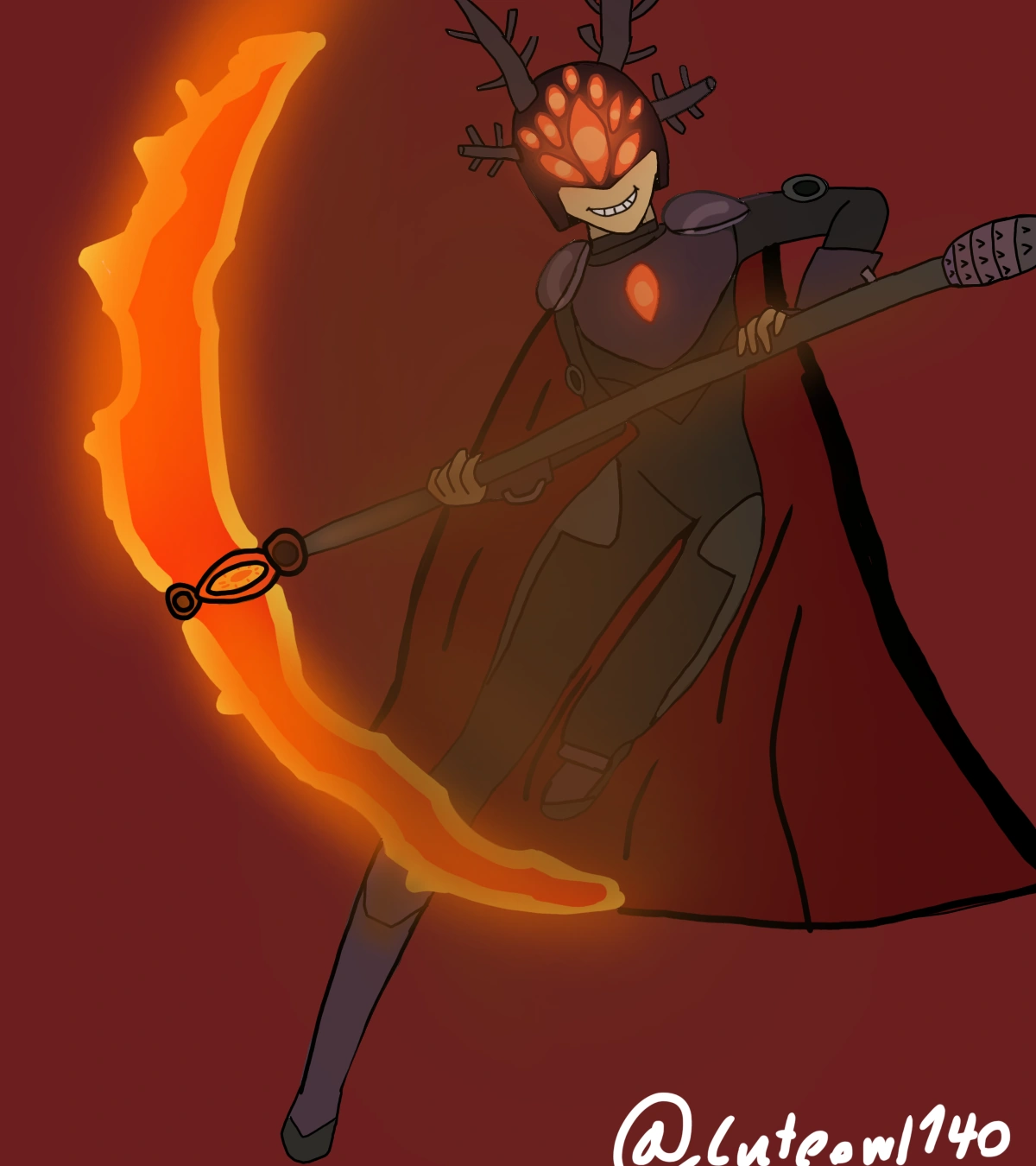 Darcy with their Scythe | Fandom