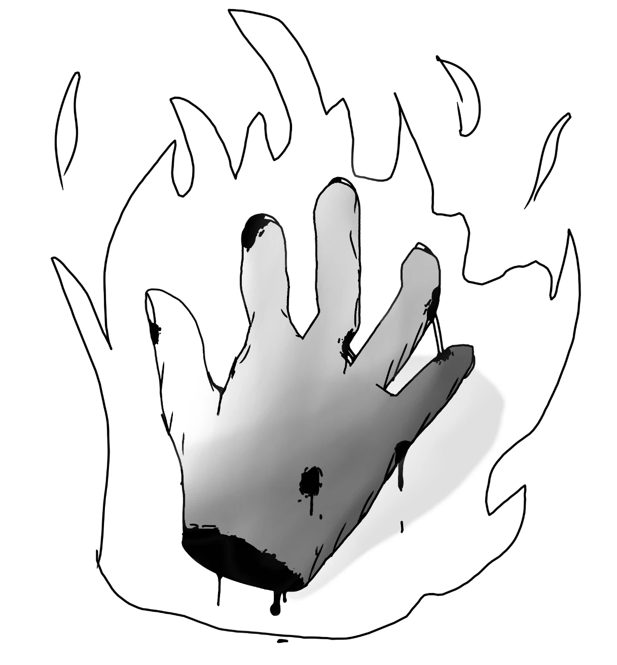 A fire hand | Fandom