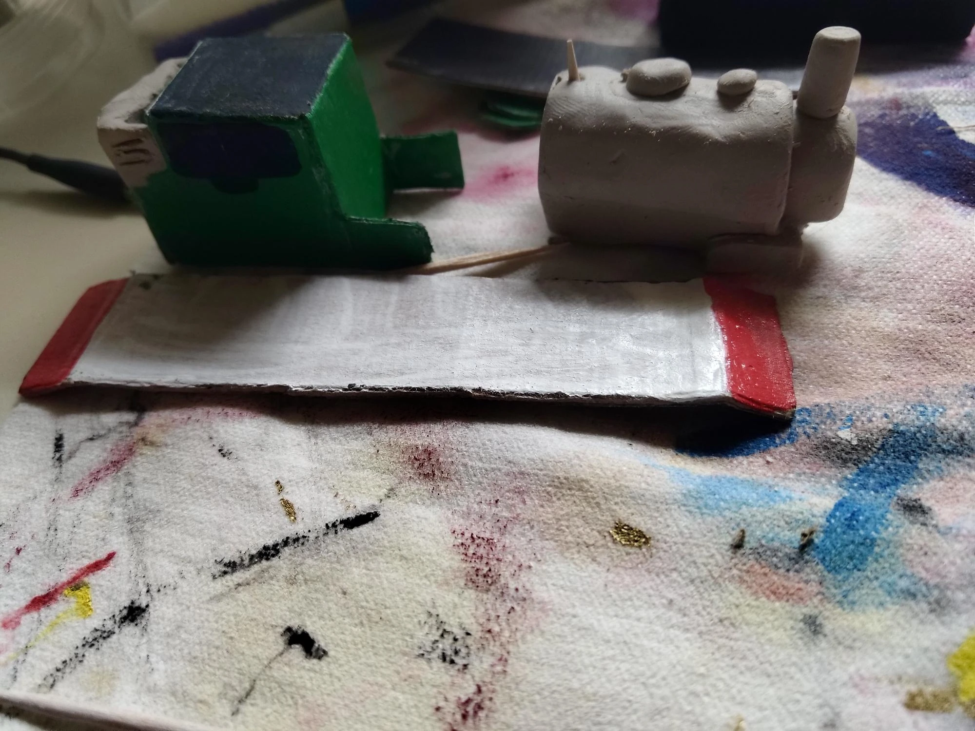 Sneak peek on my Percy model out of cardboard, it is half way there to ...