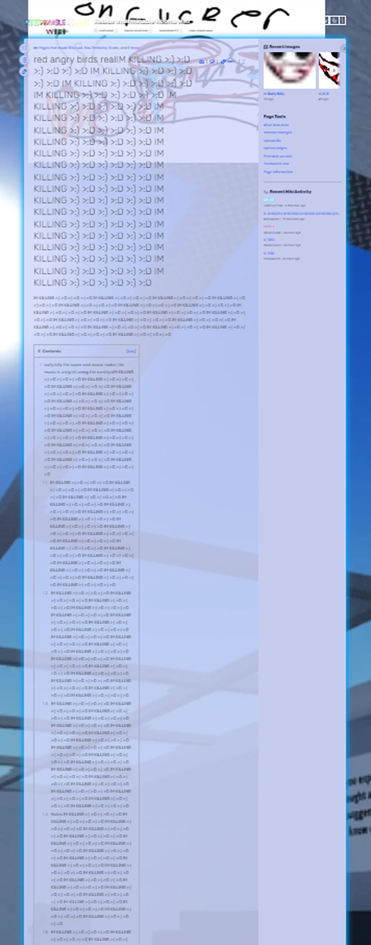 stop vandalizing the april fools pages | Fandom