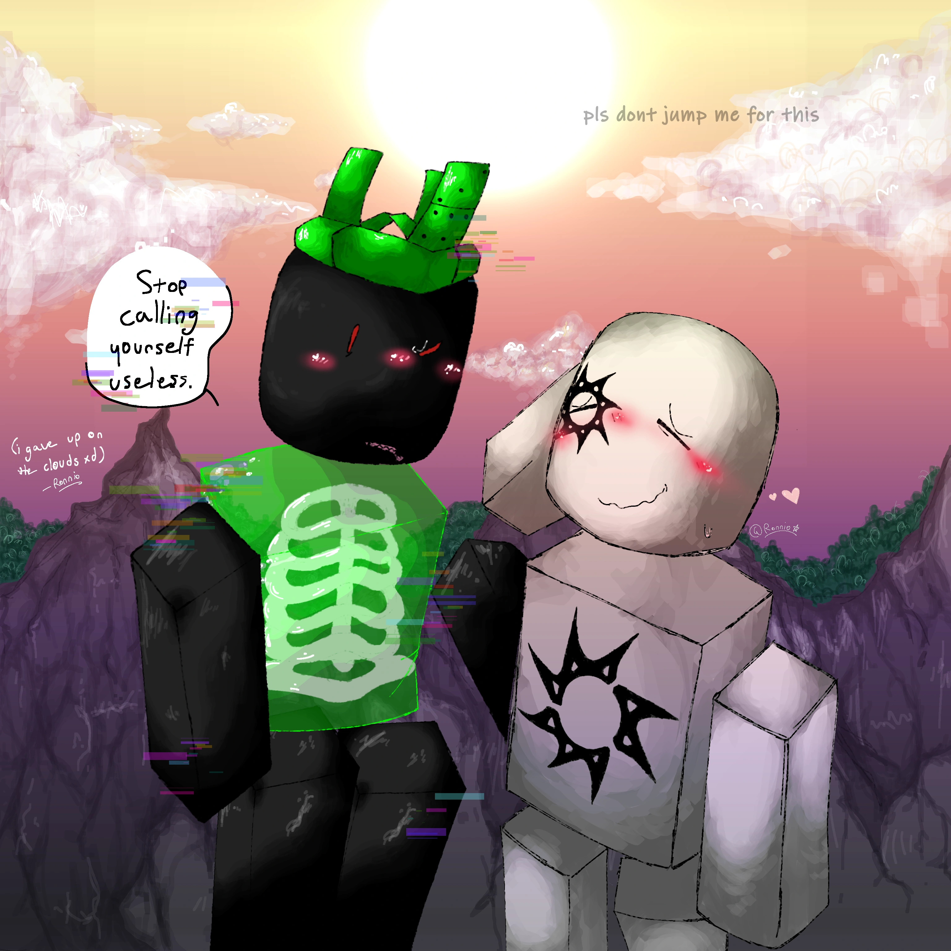 uh uhhh hi broken spawn from Let Him Go and 1x1x1x1 i think yay drawing! as my first post!! | Fandom