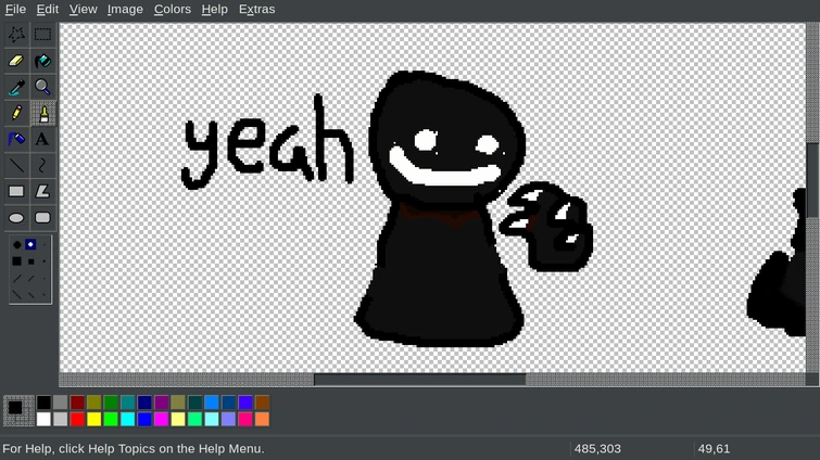 I dare the person above to draw my pfp in MS PAINT with horrible ...