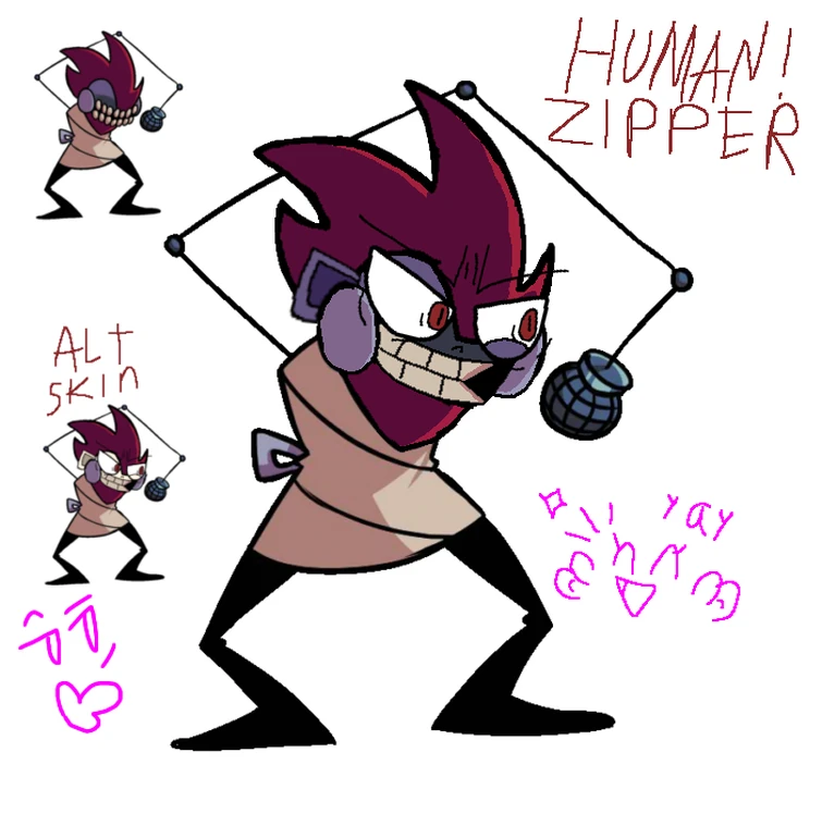 zipper as human | Fandom