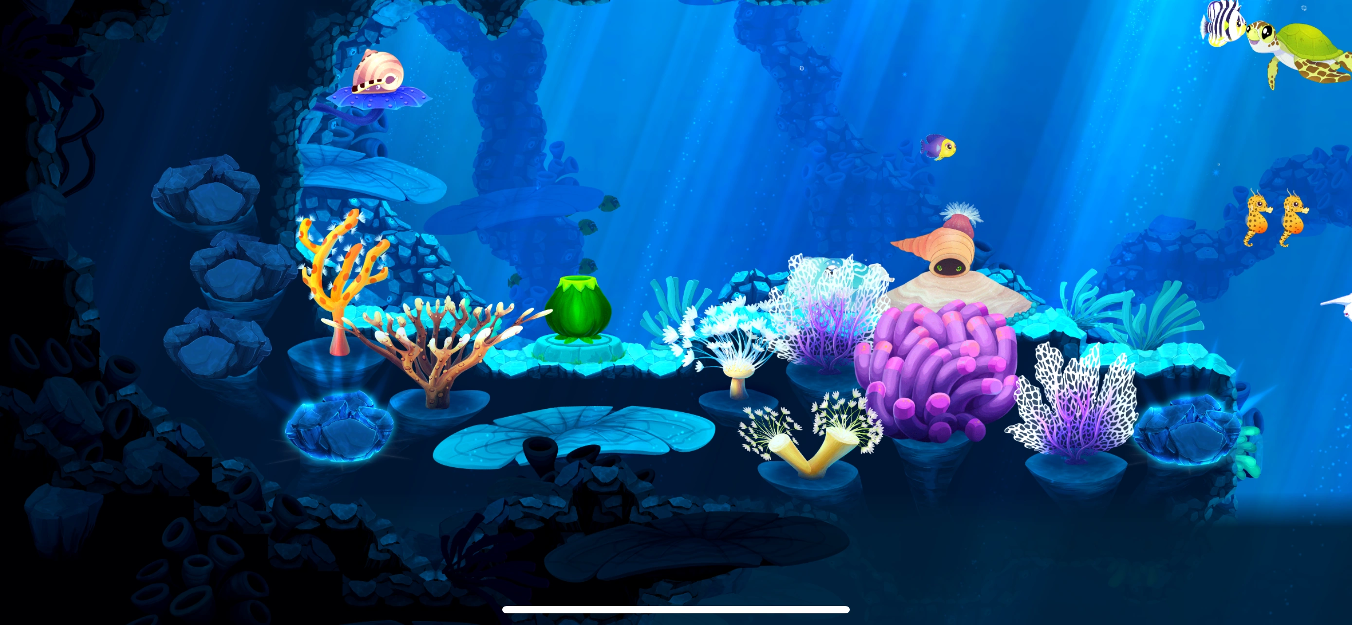 I think I created a AFK coral setup for Splash: Fish sanctuary | Fandom
