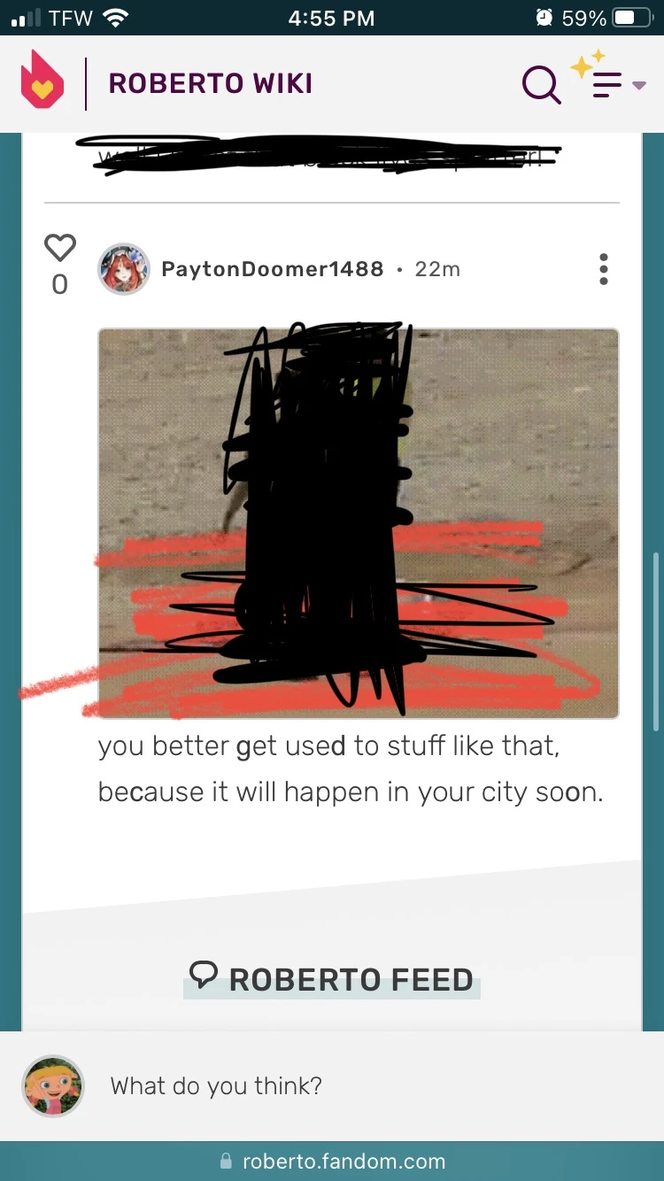 Can someone ip ban this guy? | Fandom