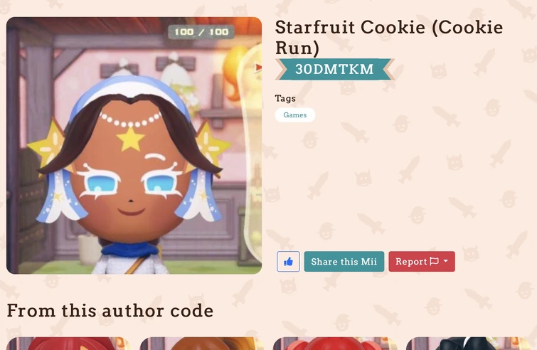 You play Miitopia and want Cookie Run Miis? Here you go: | Fandom