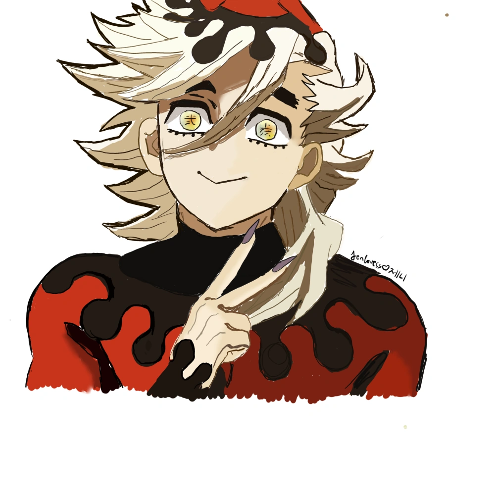 Douma: Upper Moon 2 Drawing | Fandom