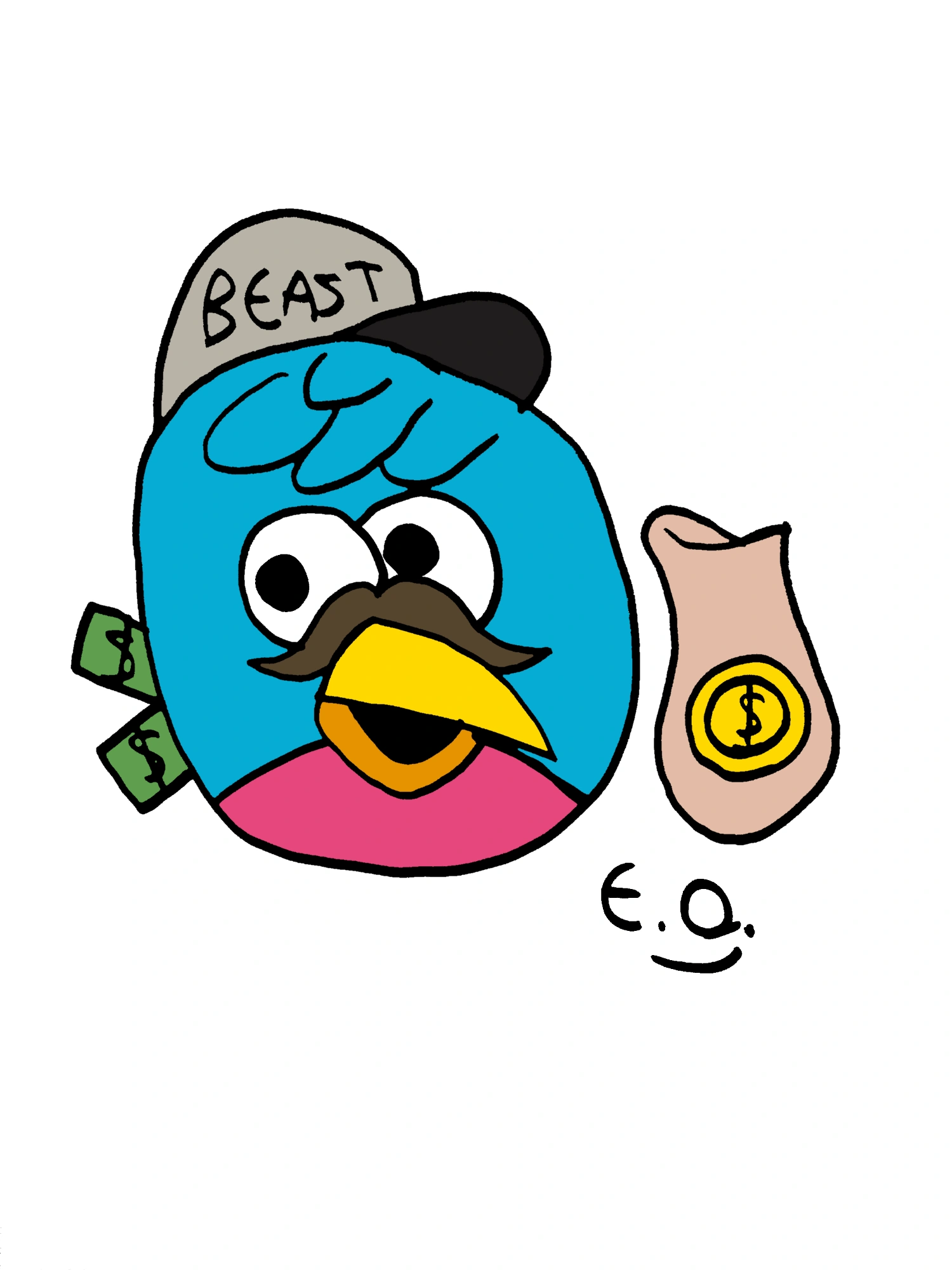 My drawing of MrBeast bird | Fandom