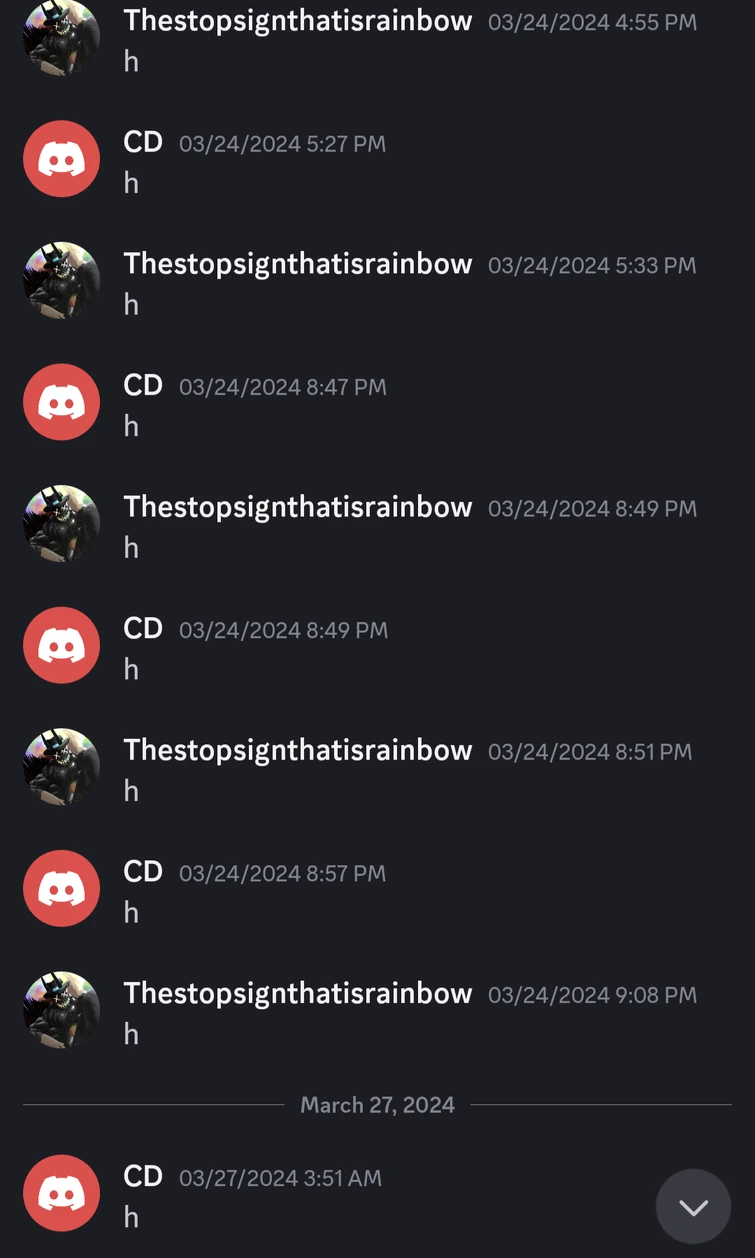 Average discord conversion with addict (this is the full conv with her alt btw) | Fandom