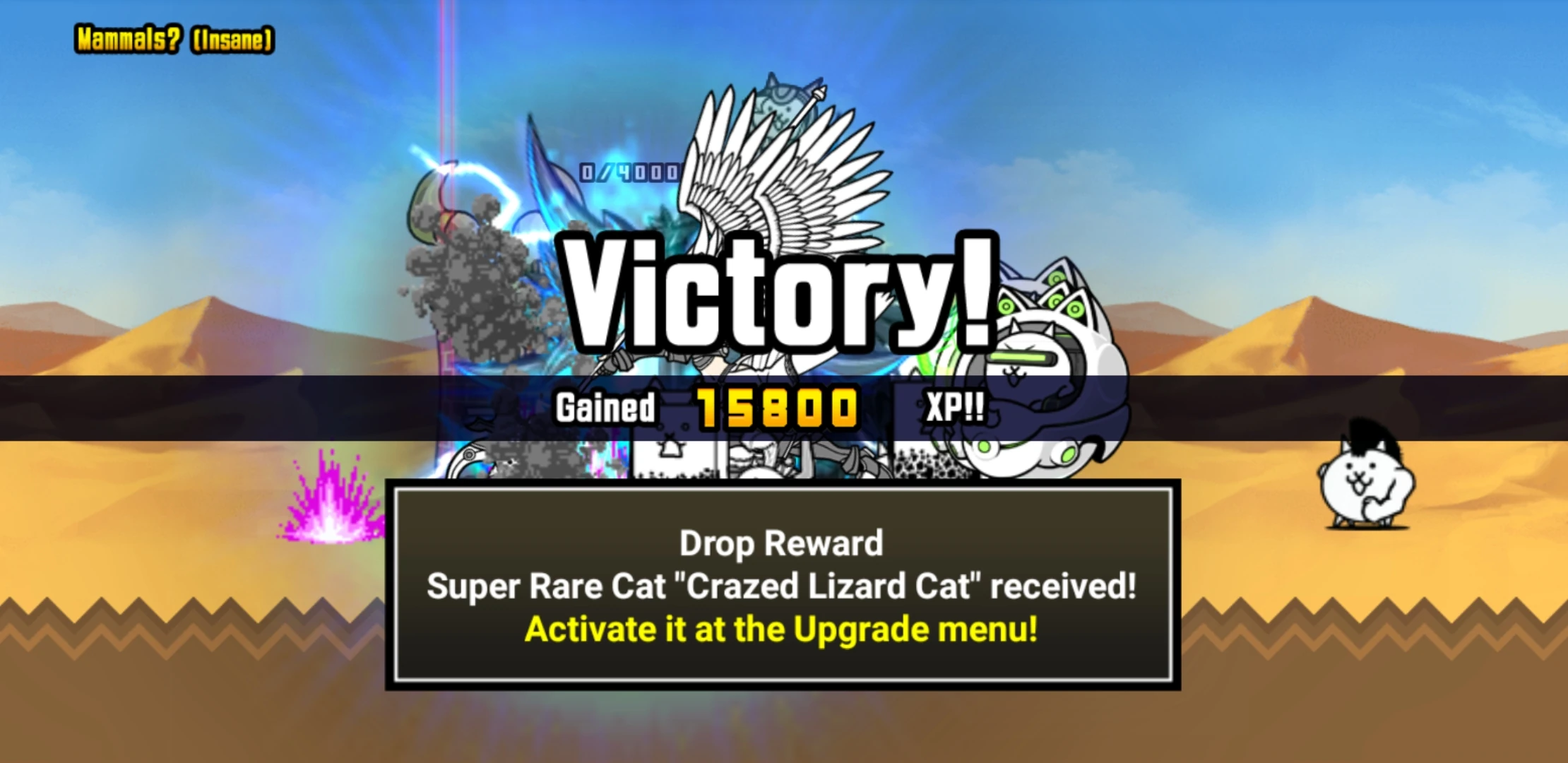 Crazed Lizard's done. | Fandom