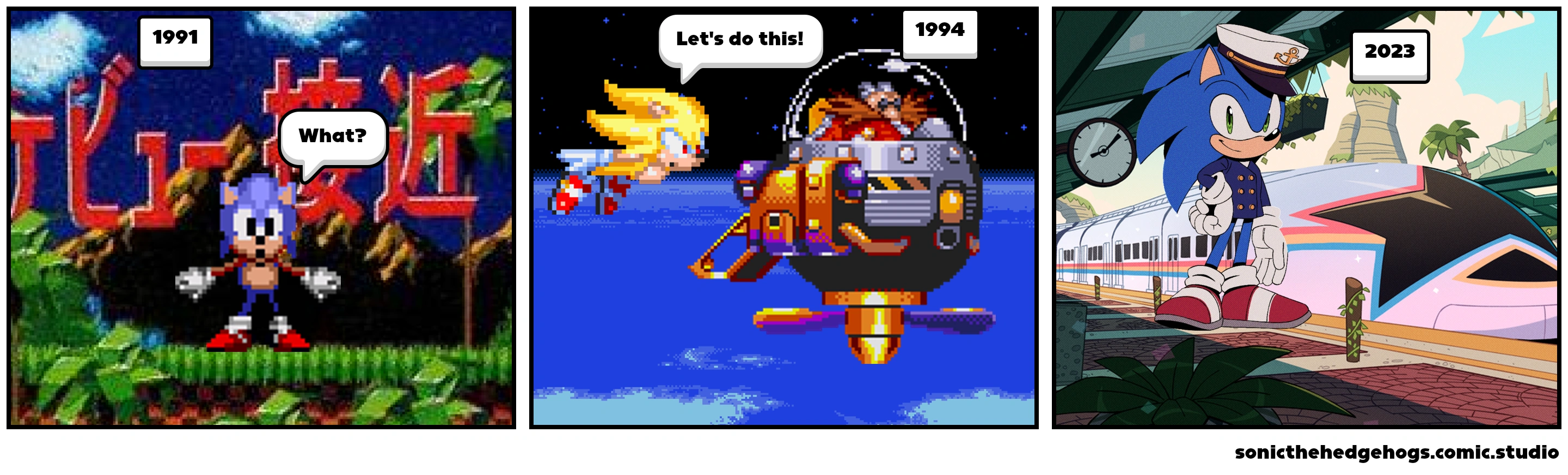 Sonic over the years | Fandom