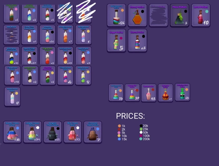 Pot + acc inv auction (+500 accs) | Fandom