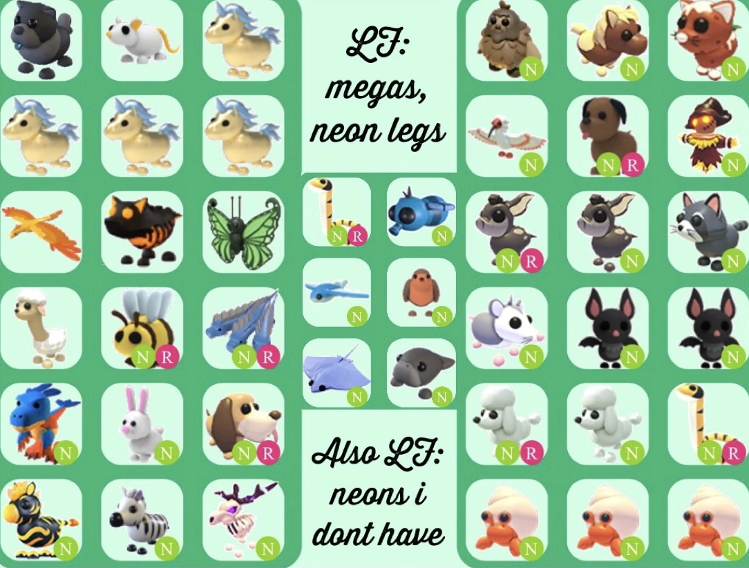 LF: megas, neon legs, upgrades | Fandom