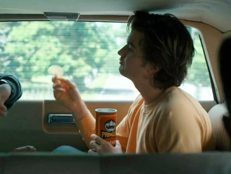 Steve eating Pringles | Fandom