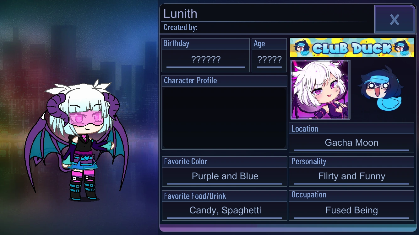 I tried to make Lunith in Gacha Club | Fandom