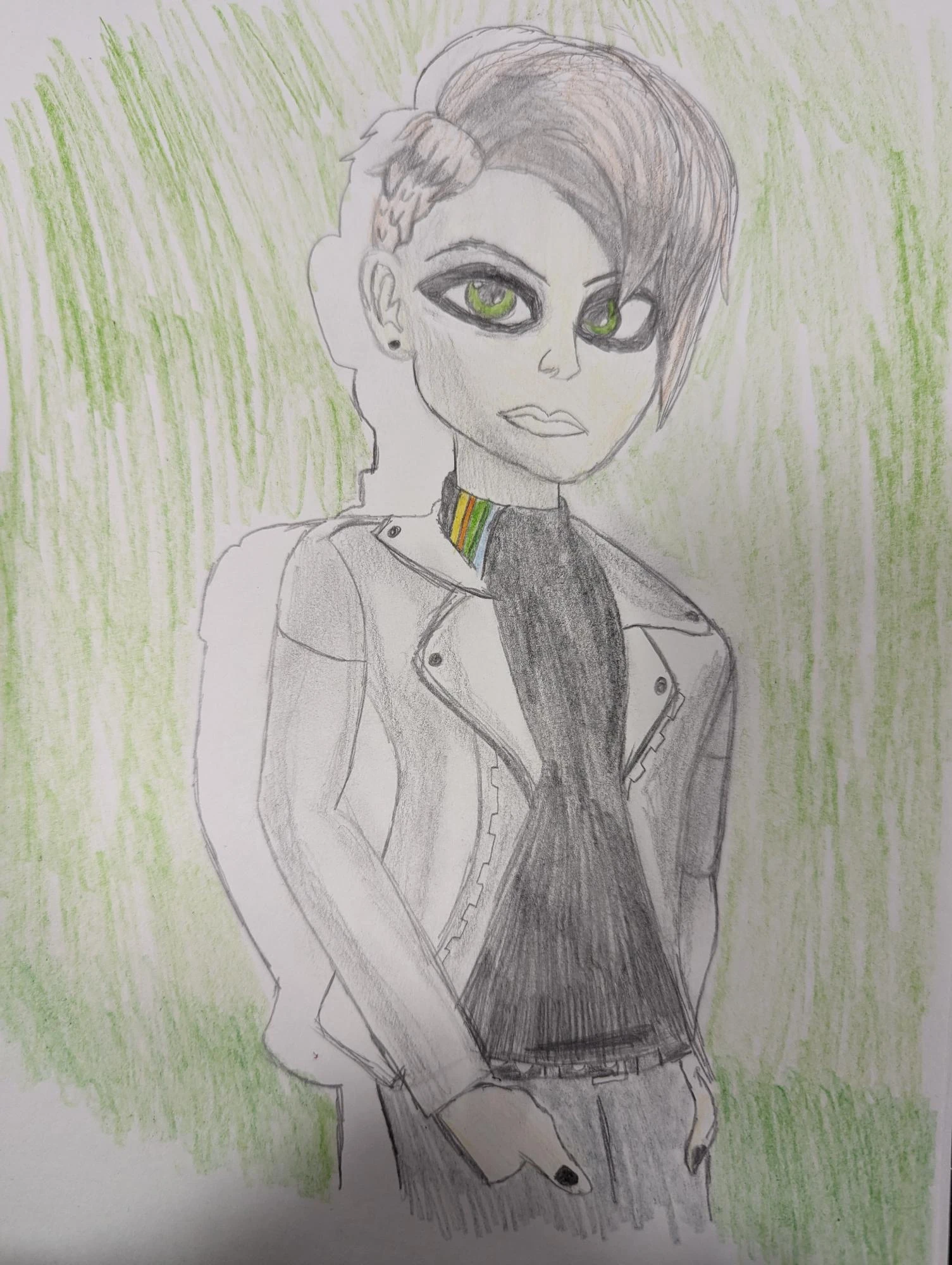 The drawing of emo Adrien | Fandom
