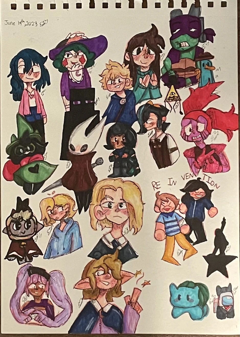 Doodles of some favorite characters | Fandom